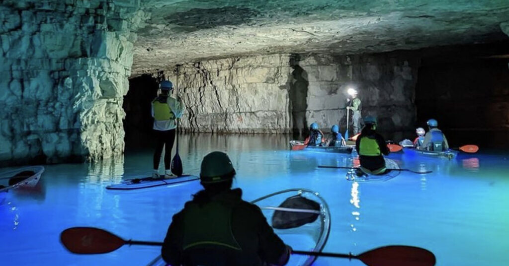 Unreal: Get In A Glass-bottomed Kayak, Go Through An Abandoned Mine ...