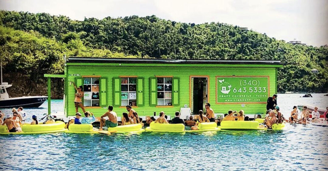 Taco Time! We Found A Green Floating Taco Bar in the Caribbean — I ...